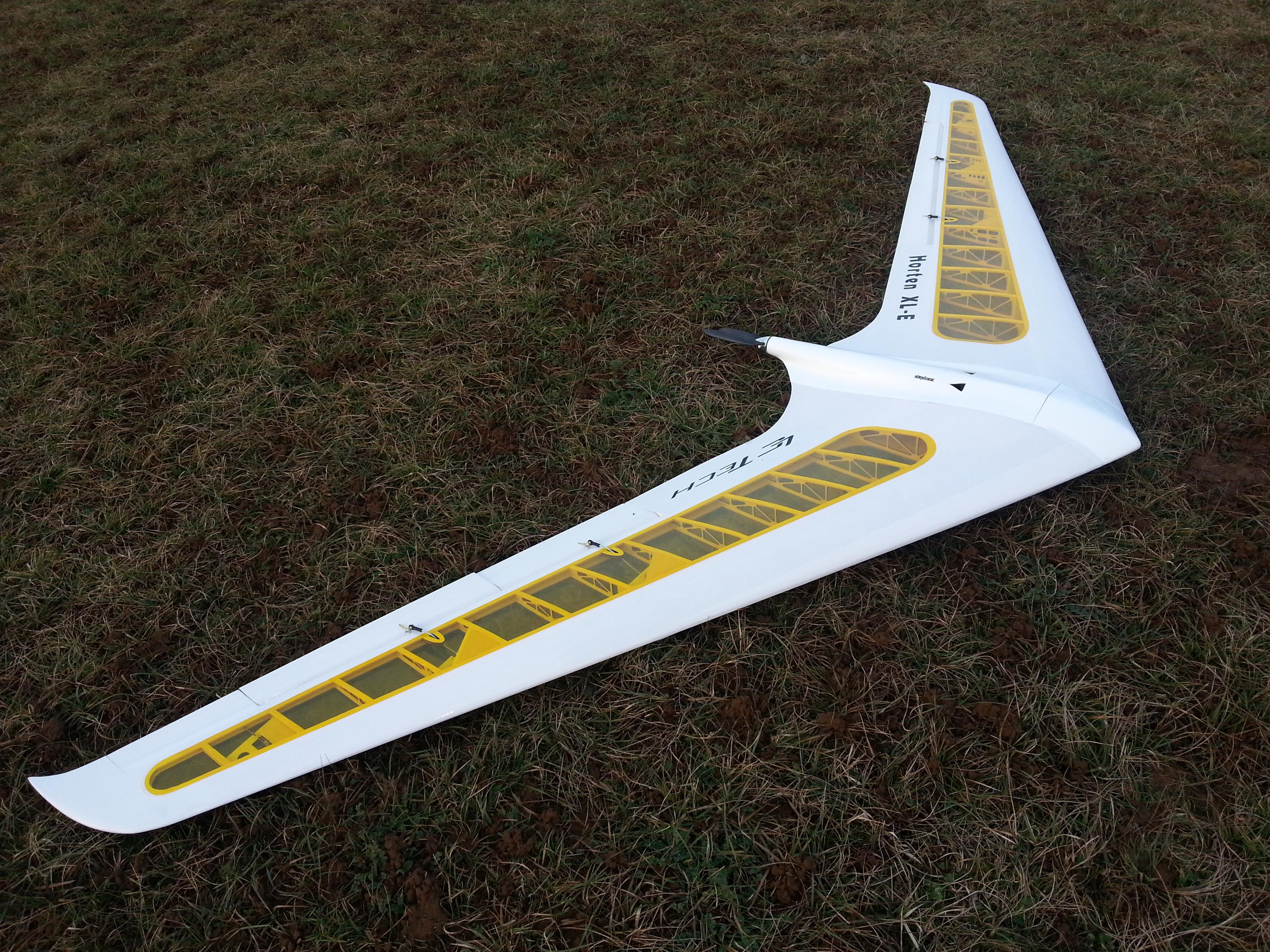 Horten Xle RC Flying Wing Glider (dxf Files) - Etsy