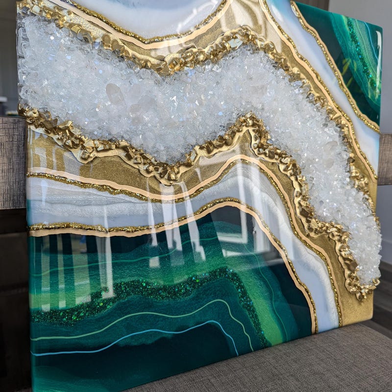 Resin Geode Wall Art - Etsy