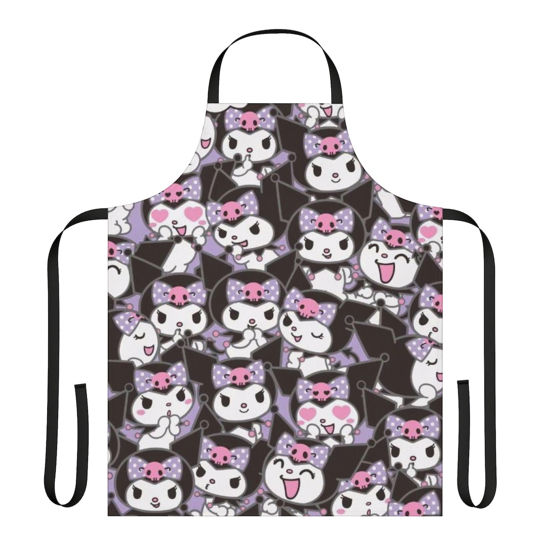 Kuromi Hello Kitty Sanrio Inspired Chefs Apron for Home Cooks - Etsy