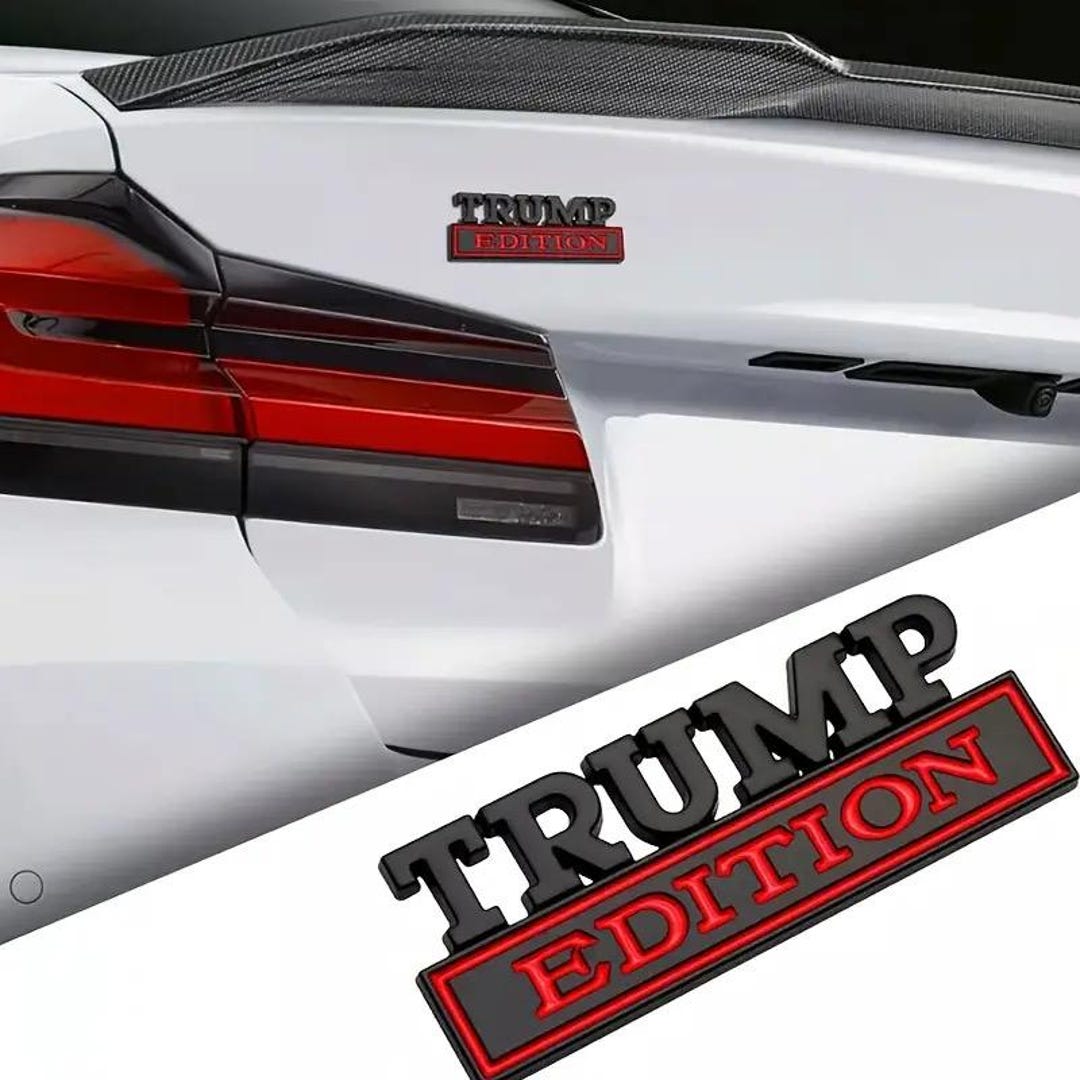 Trump 3D Emblem Sticker Badge Decal Car Truck Door Decoration Universal ...