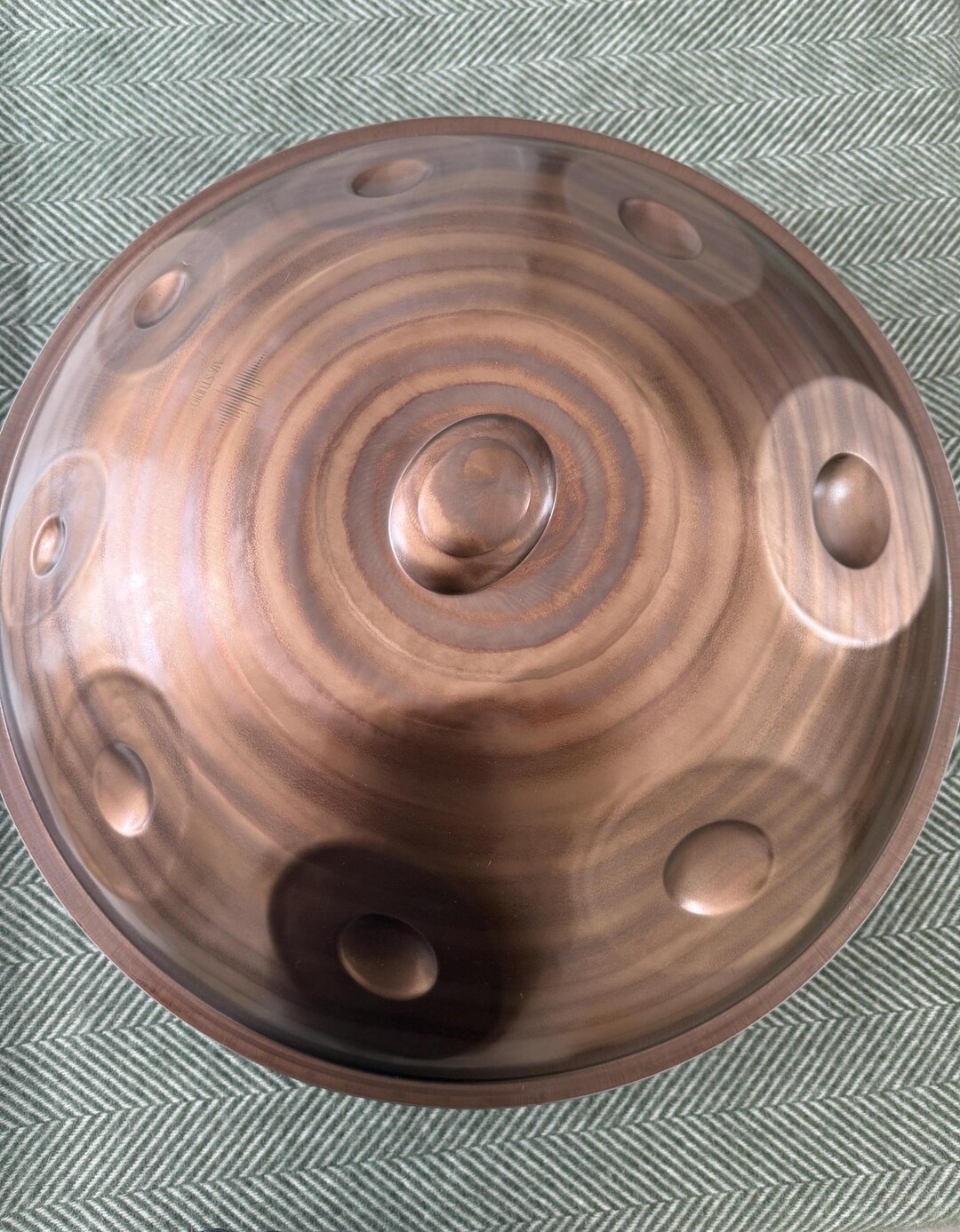 9-note D Sabye Master Series Handpan – Spiral Gold | 432hz - Etsy