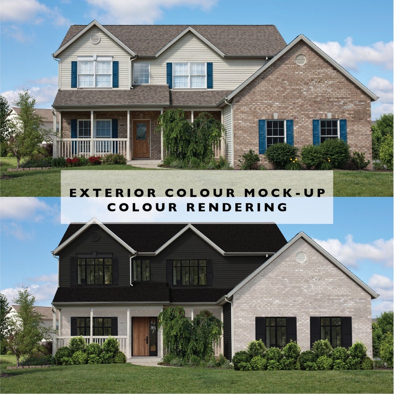 EXTERIOR PAINT CONCEPT, Exterior Paint Color Combinations, Exterior ...