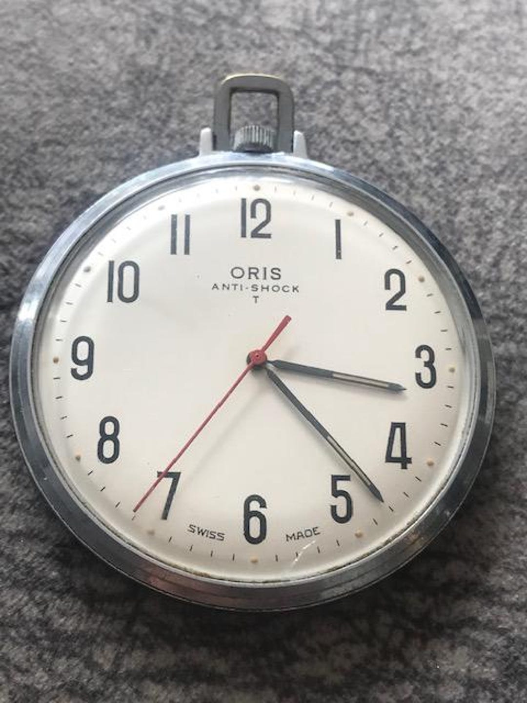 Vintage Hand Wind ORIS Anti Shock Pocket Watch - Etsy