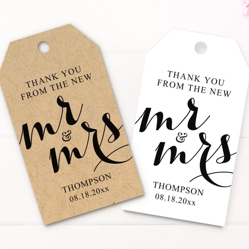 Mr and Mrs Thank You - Etsy