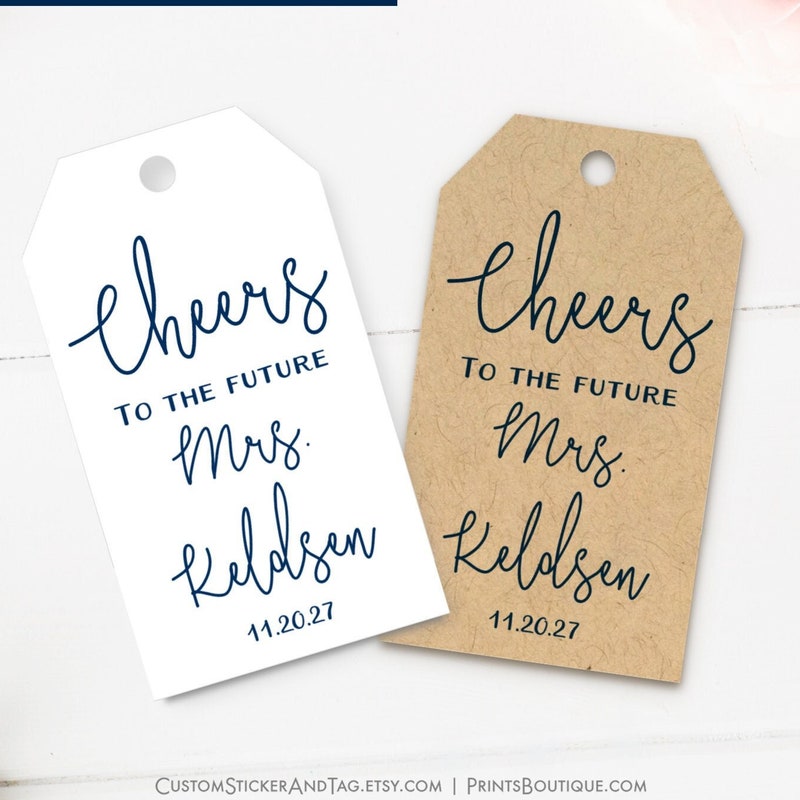 Bridal Shower Tags - Etsy