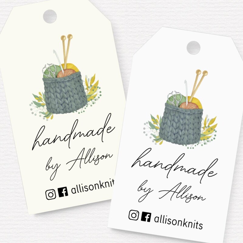 Knitting Tags - Etsy