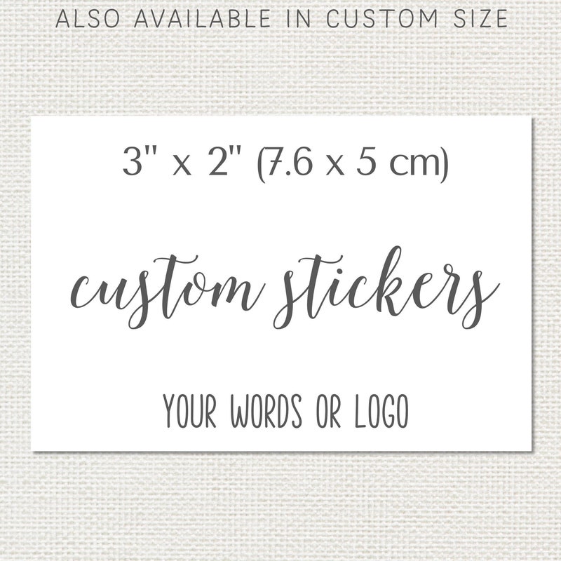 CustomStickerAndTag - Etsy