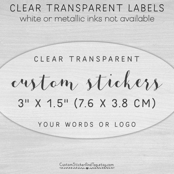 Oval Logo Stickers - Etsy