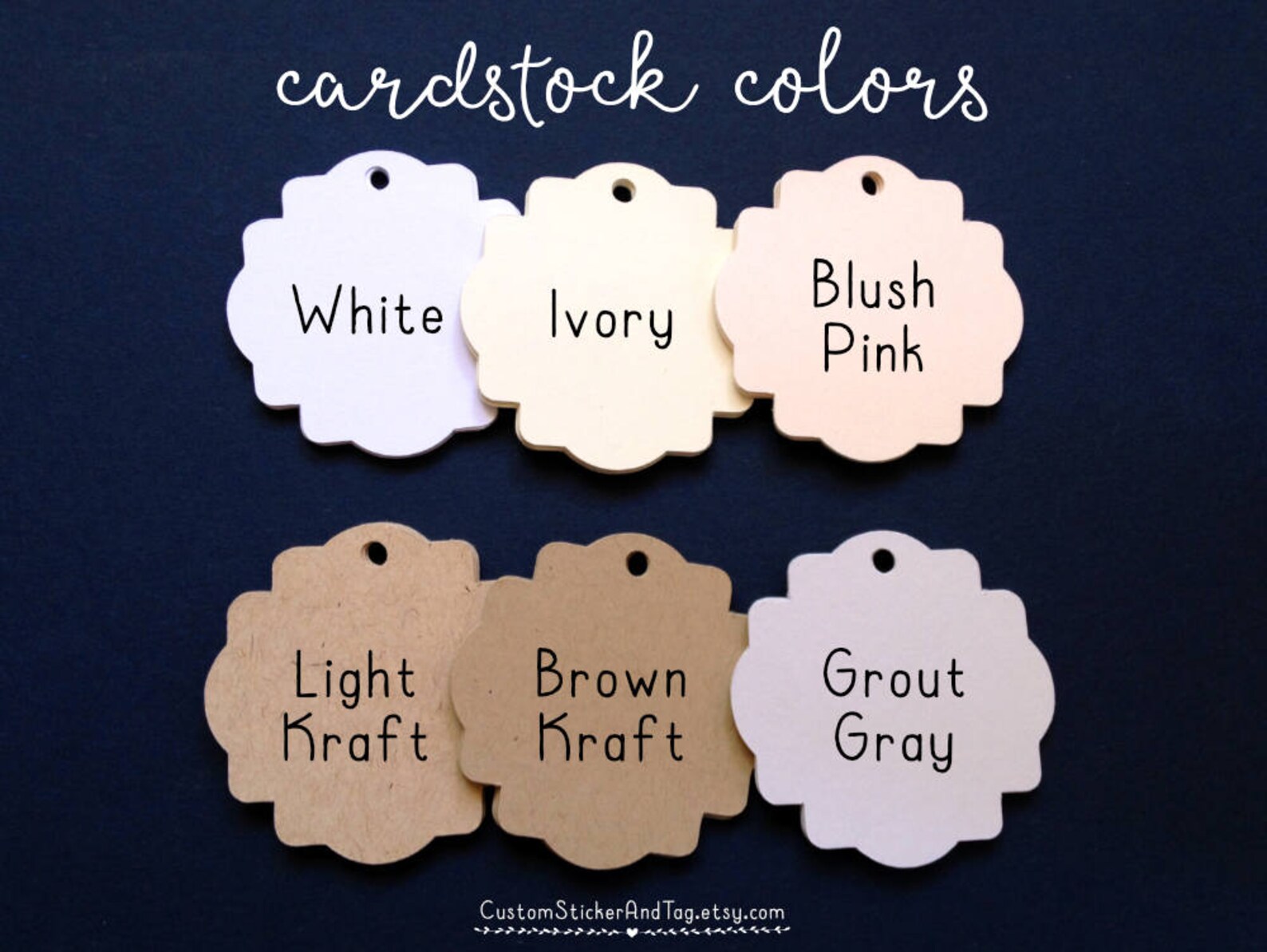 Custom Tags With Your Words or Logo Personalized Wedding - Etsy