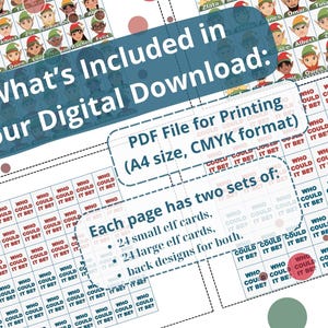 Christmas Guess Who Printable Kids Game | Holiday Game for Children ...