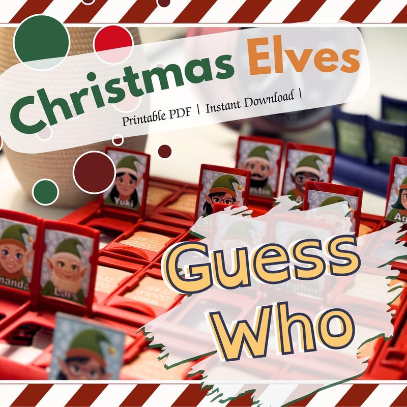 Guess Who Cards - Etsy