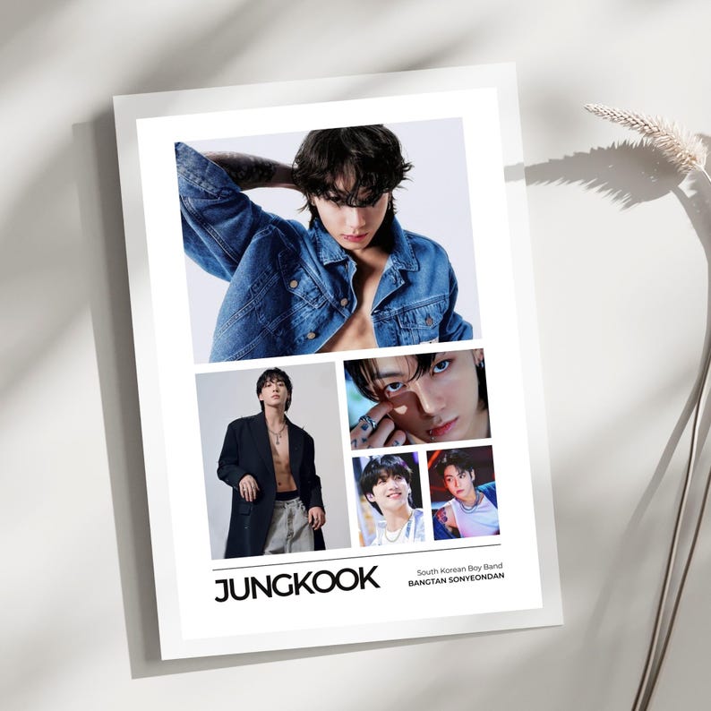 BTS Poster Set of 7 (digital Download), Aesthetic Bts Printable Wall ...