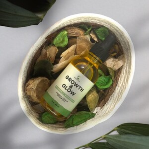 Growth Glow Hair Oil 37+herbal Complex With Biotin 100 % Organic Mega ...