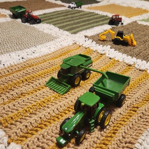Farm Fields Afghan Written Instructions - Etsy
