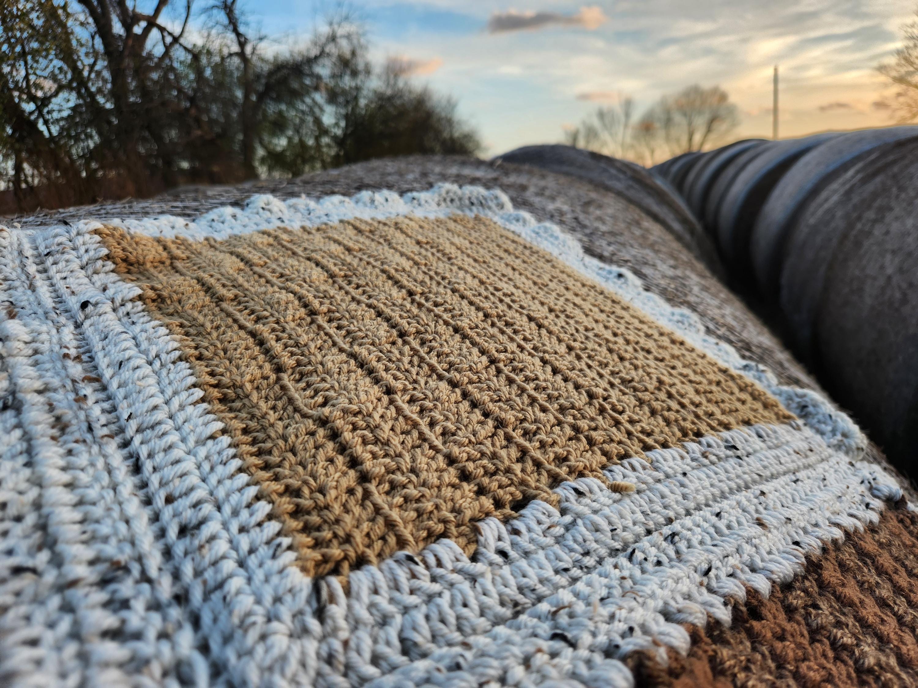 Farm Fields Afghan Written Instructions - Etsy