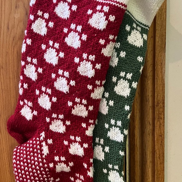 Pet Stocking Knitting Pattern - Etsy