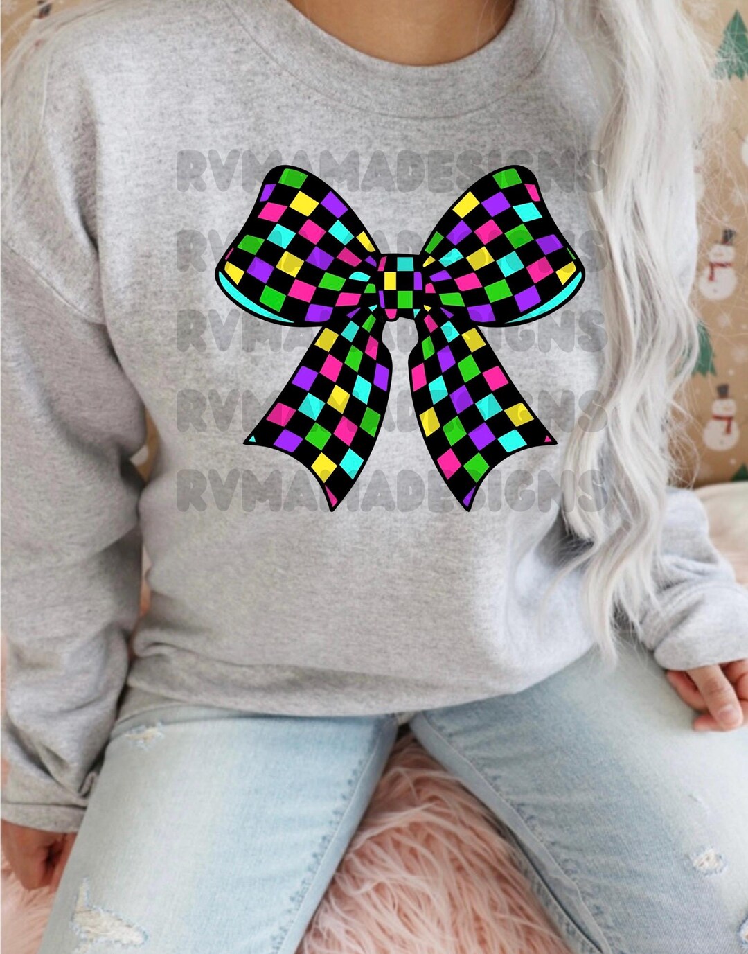 Multi Color Bow PNG Digital Download - Etsy