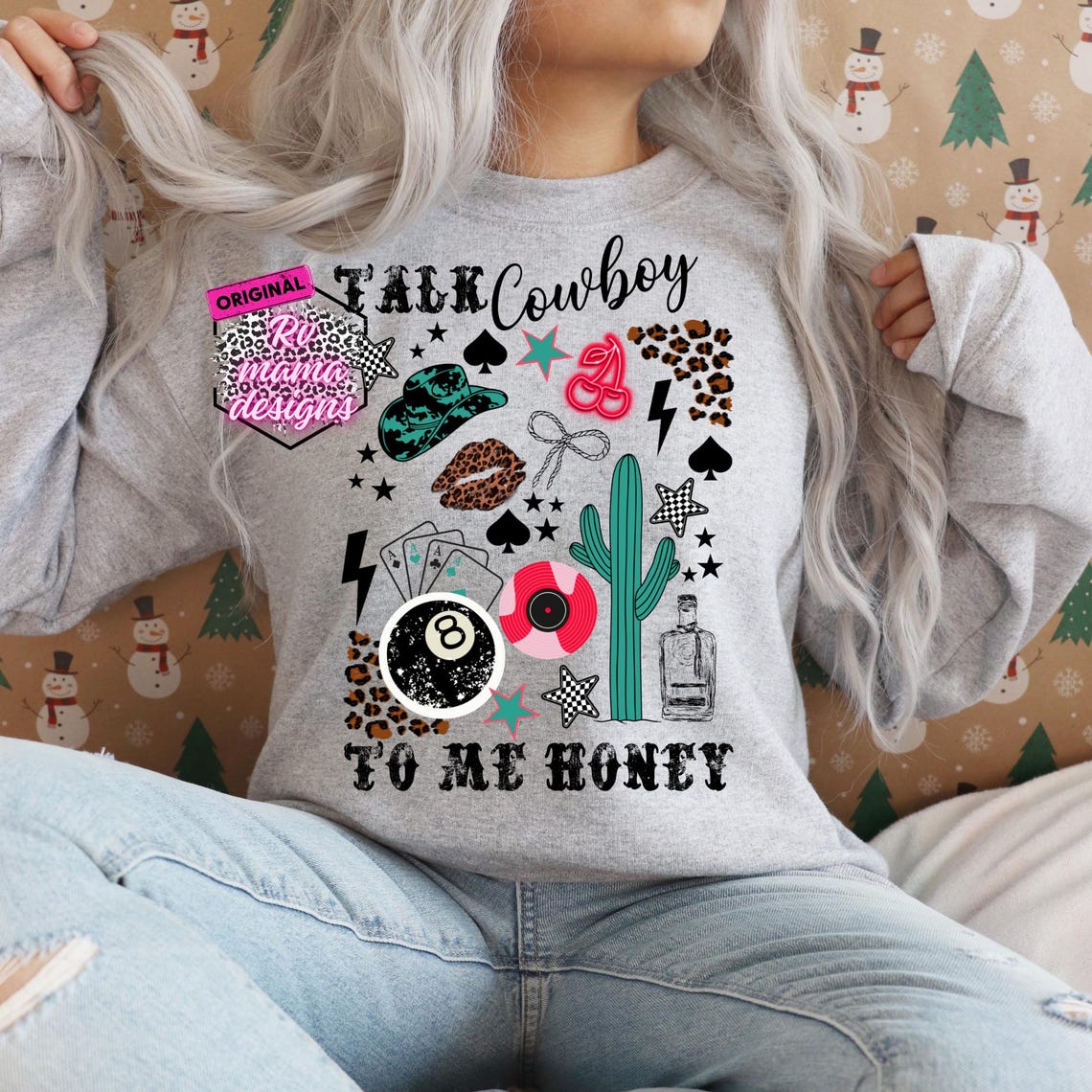 Talk Cowboy to Me to Me Honey PNG FILE - Etsy