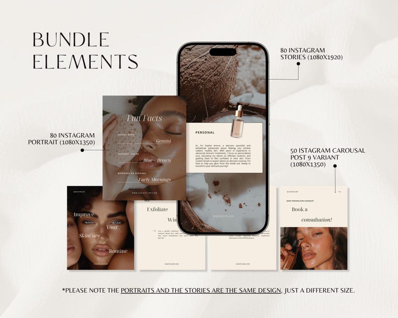 Tropic Skincare Instagram Templates | Esthetician Skincare Instagram ...