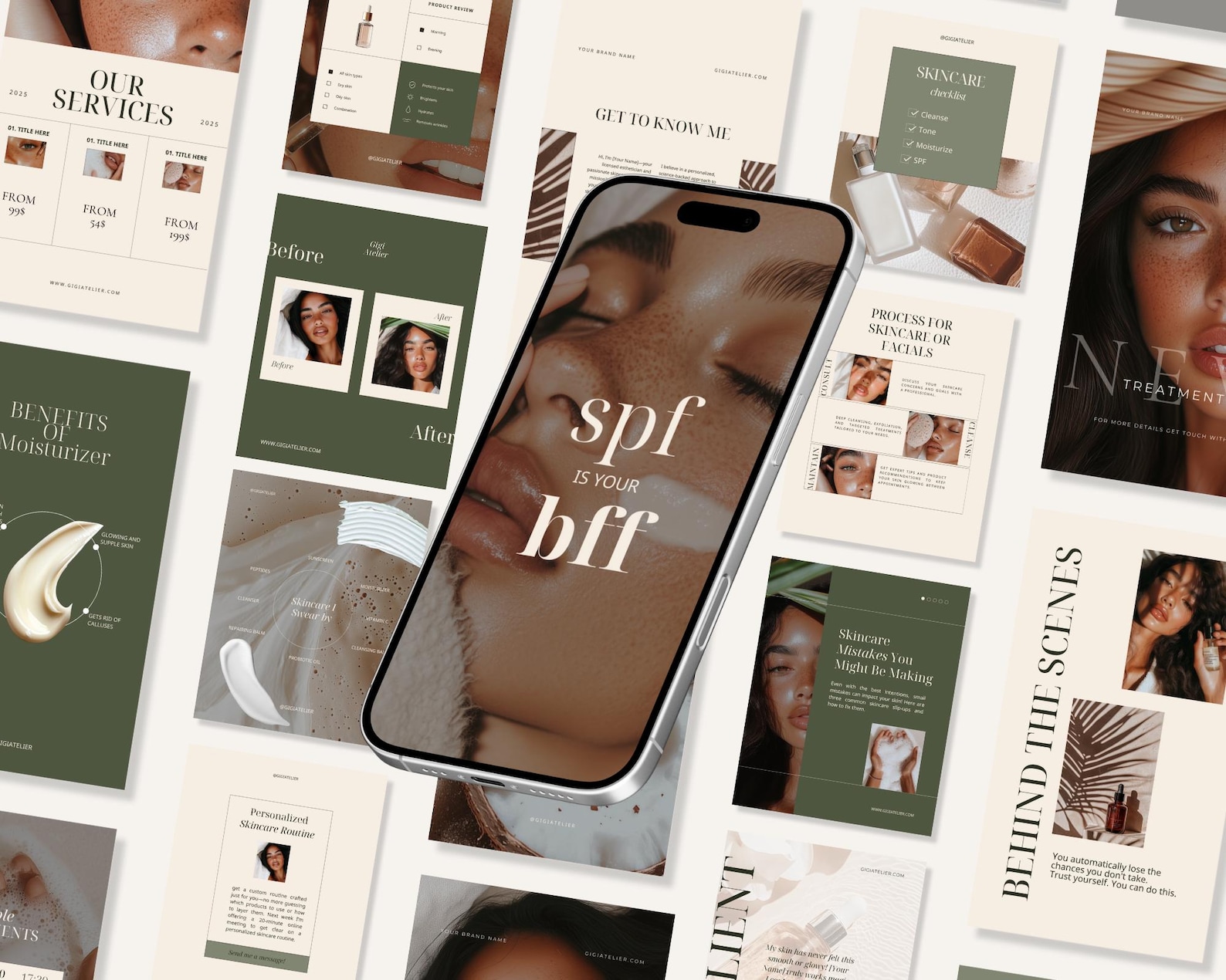 Tropic Skincare Instagram Templates | Esthetician Skincare Instagram ...