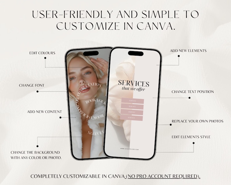 Luxury Skincare Instagram Templates | Esthetician Skincare Instagram ...