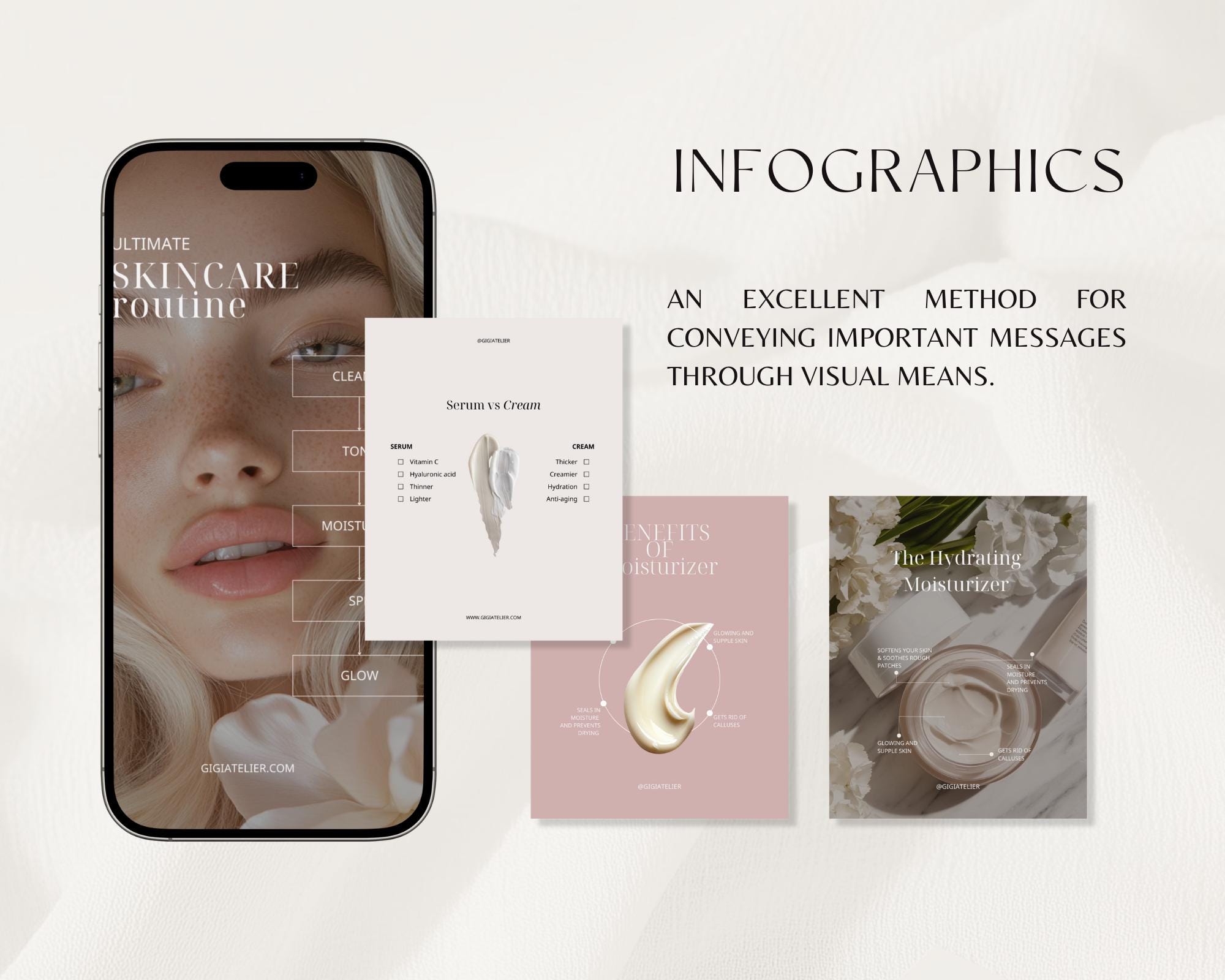 Luxury Skincare Instagram Templates | Esthetician Skincare Instagram ...