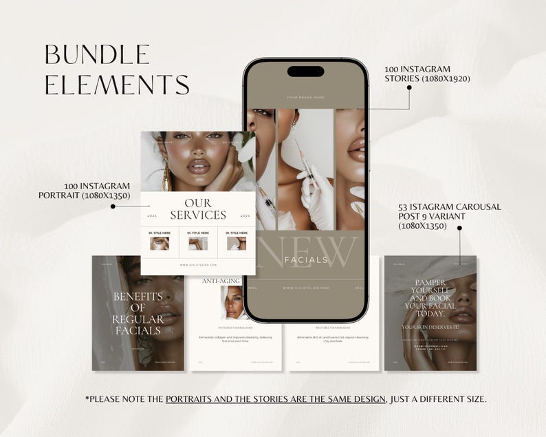 250 Medspa Instagram Templates | Medspa Aesthetics Social Media ...