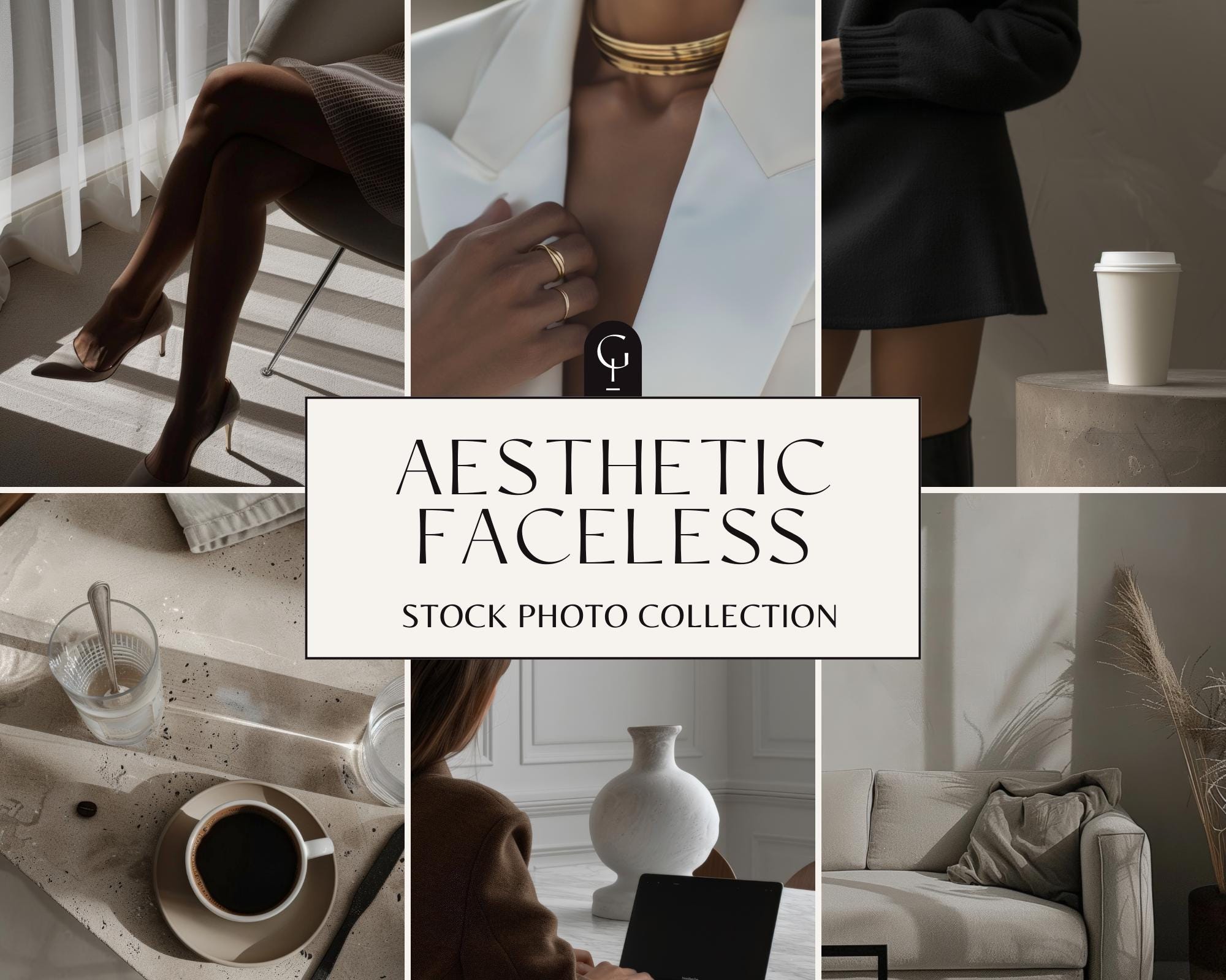 140 Dark Aesthetic Faceless Photo Collection AI Genereated Minimalistic ...