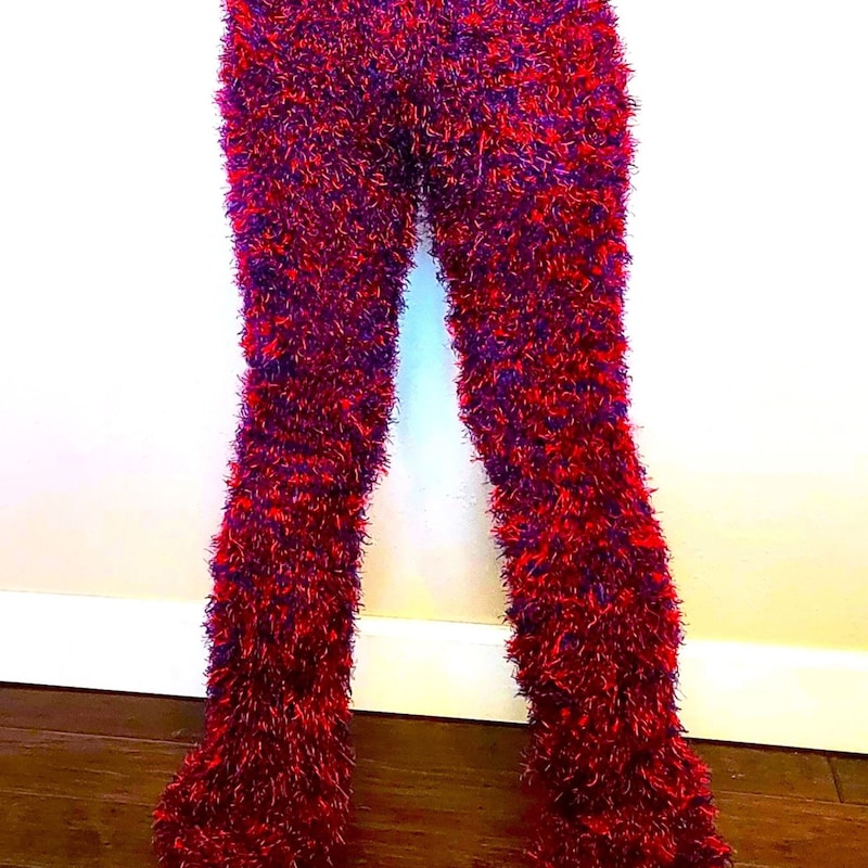 Fuzzy Fur Rave Pants - Etsy