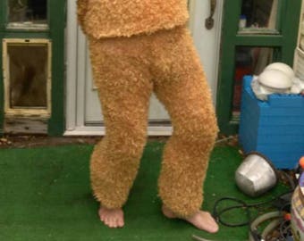 Fuzzy Brown Pants - Etsy