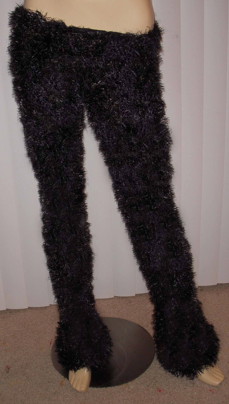 Black Magic Fuzzy Costume Pants: Animal Cosplay, Kids & Adults - Etsy
