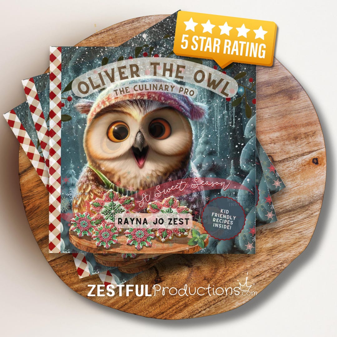 Children Cooking Book Christmas Story Rhyming Owl Holiday Storybook ...