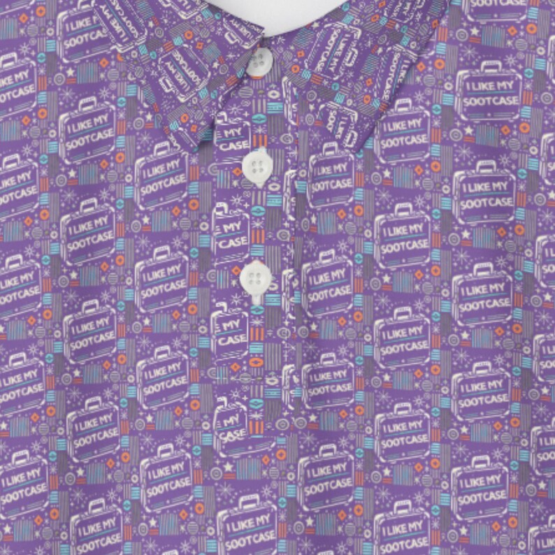 I Like My Sootcase Purple Polo Viral Barron Trump Video Inspired Shirt ...