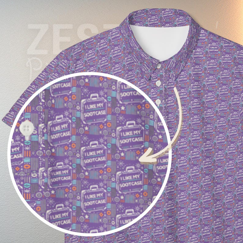 I Like My Sootcase Purple Polo Viral Barron Trump Video Inspired Shirt ...