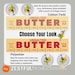 Salted Butter Label Runner Farmhouse Kitchen Decor Vintage Table ...