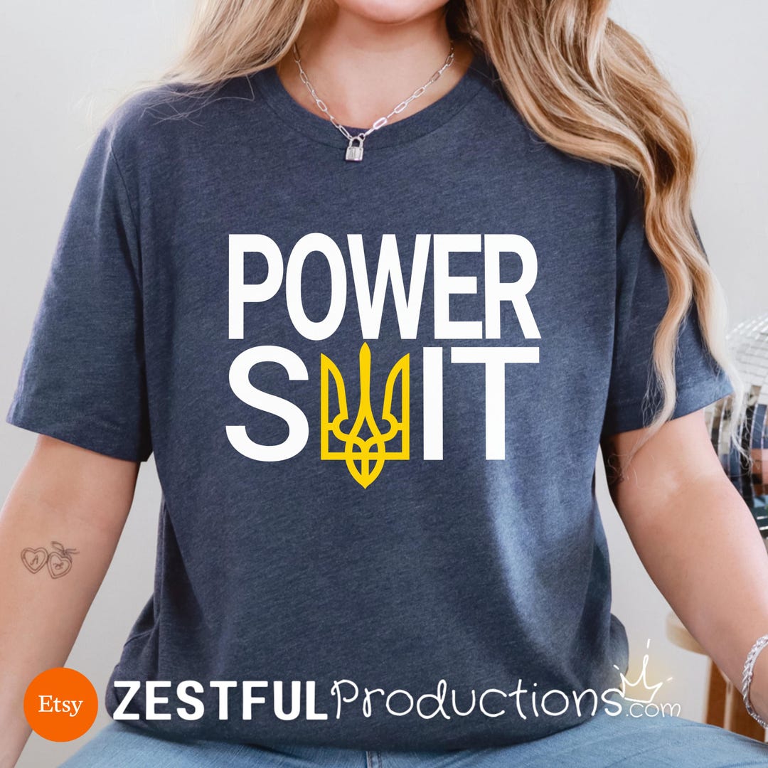 Power Suit Ukraine Shirt, Pro Ukraine T-shirt, Anti War Tee, Zelensky ...