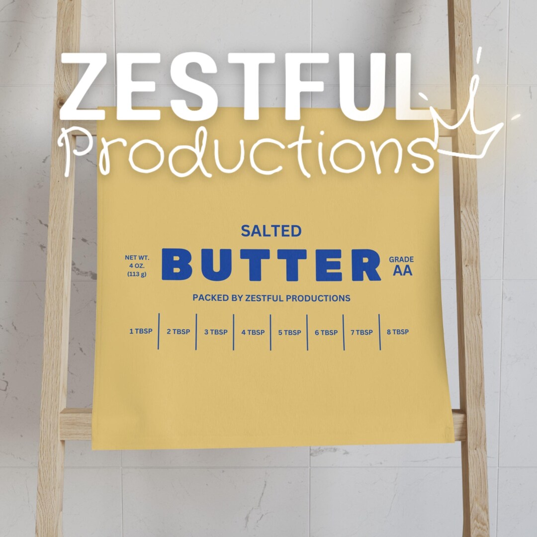 Stick of Butter Graphic Hand Towel Perfect Kitchen Towel for Food ...