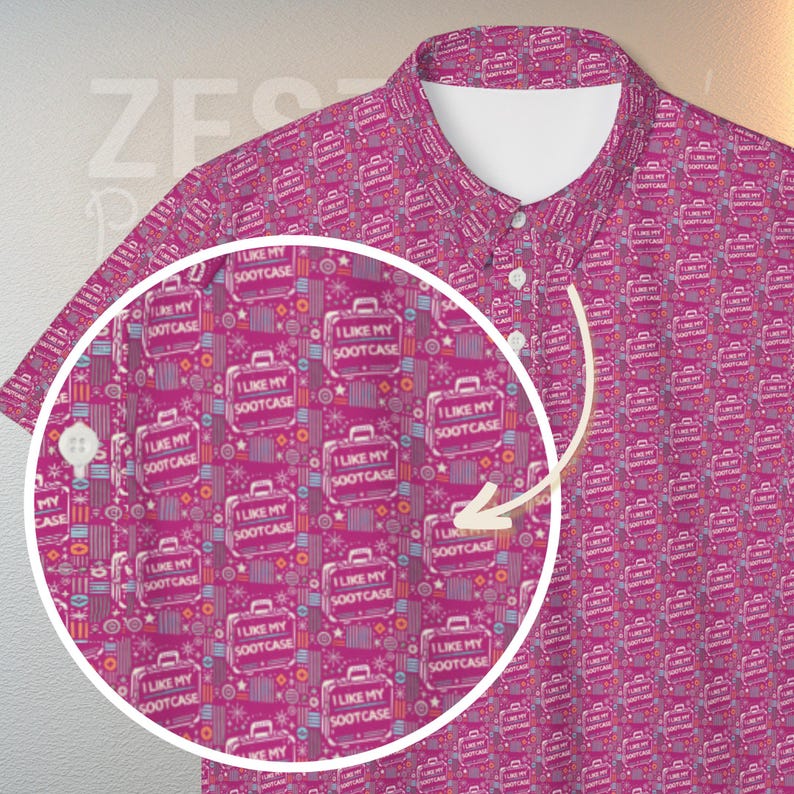 I Like My Sootcase Pink Polo Viral Barron Trump Video Inspired Shirt ...