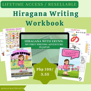 Hiragana With Erin: My First Writing Adventure in Japan - Etsy