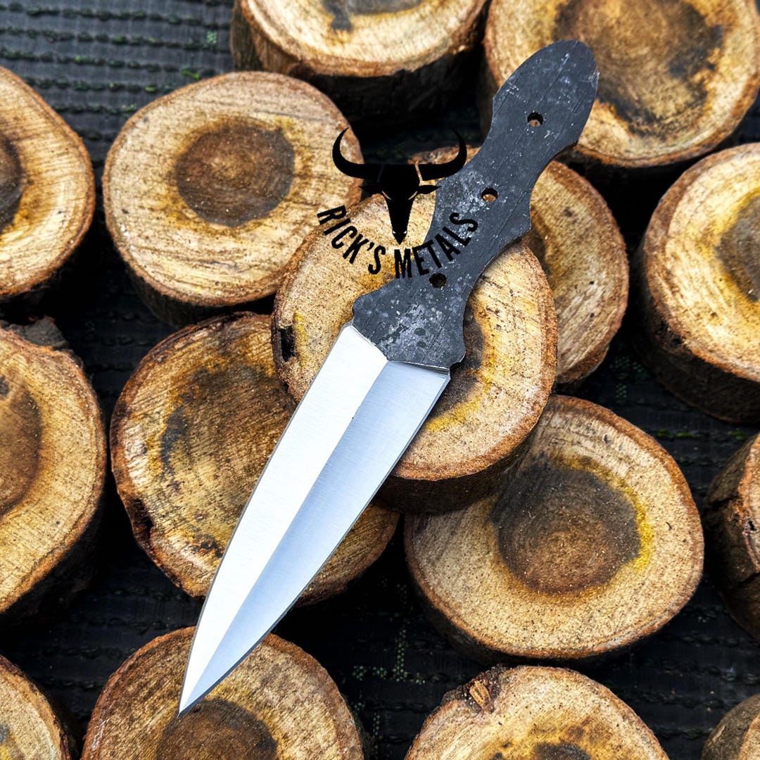 Handmade 9 Inches Dagger Knife Blank Blade Hunting Knife, Dagger Knives ...