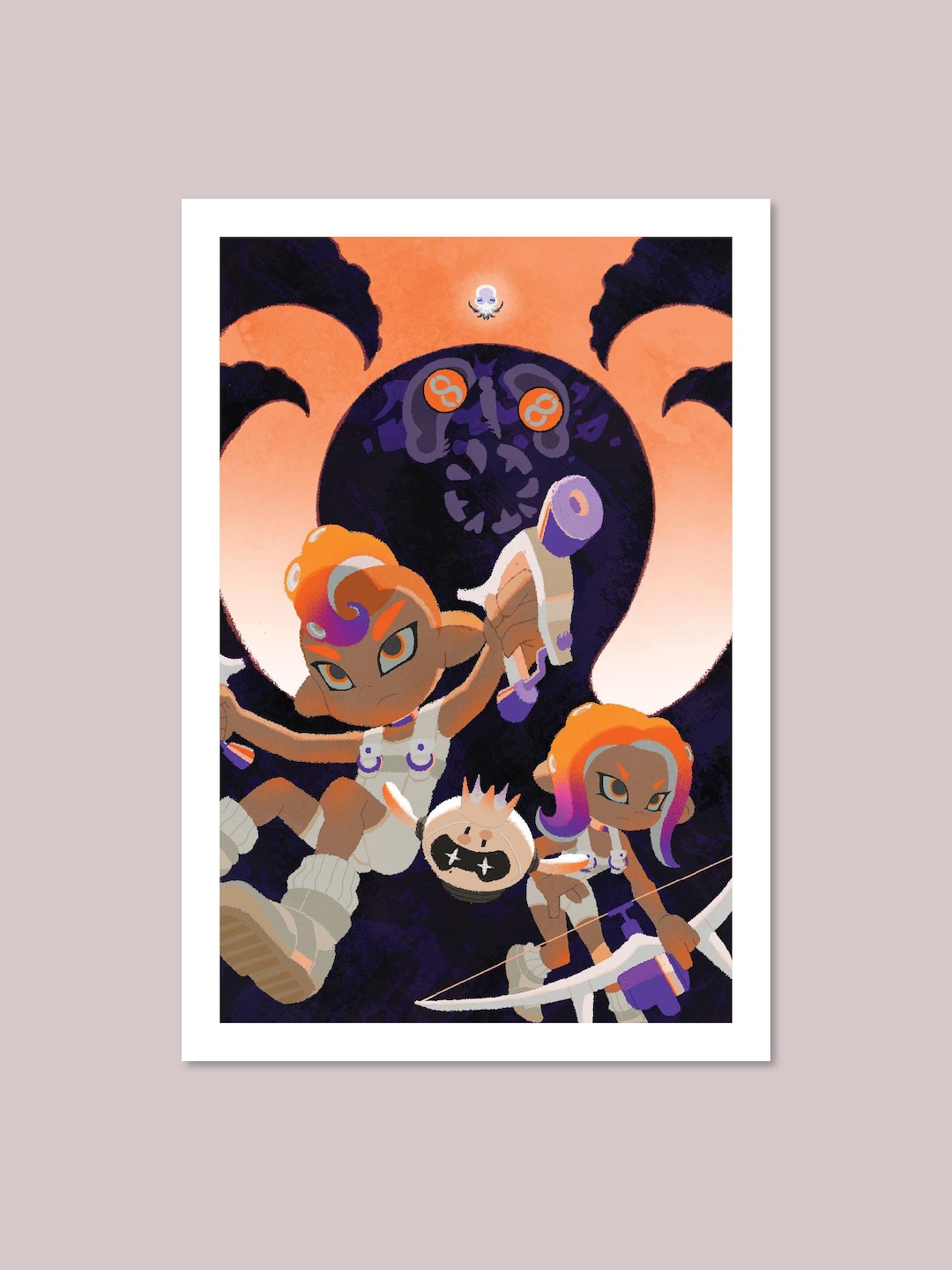 Splatoon Side Order Print - Etsy