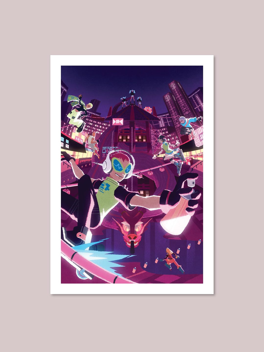 Jet Set Radio Future 99th Street Print - Etsy