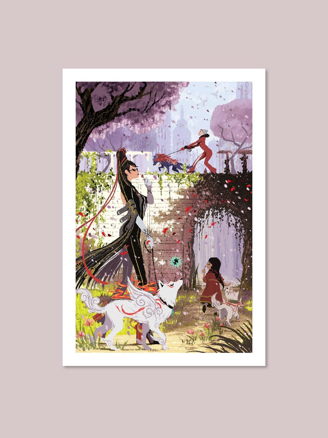 Bayonetta Vigrid Stroll Print - Etsy