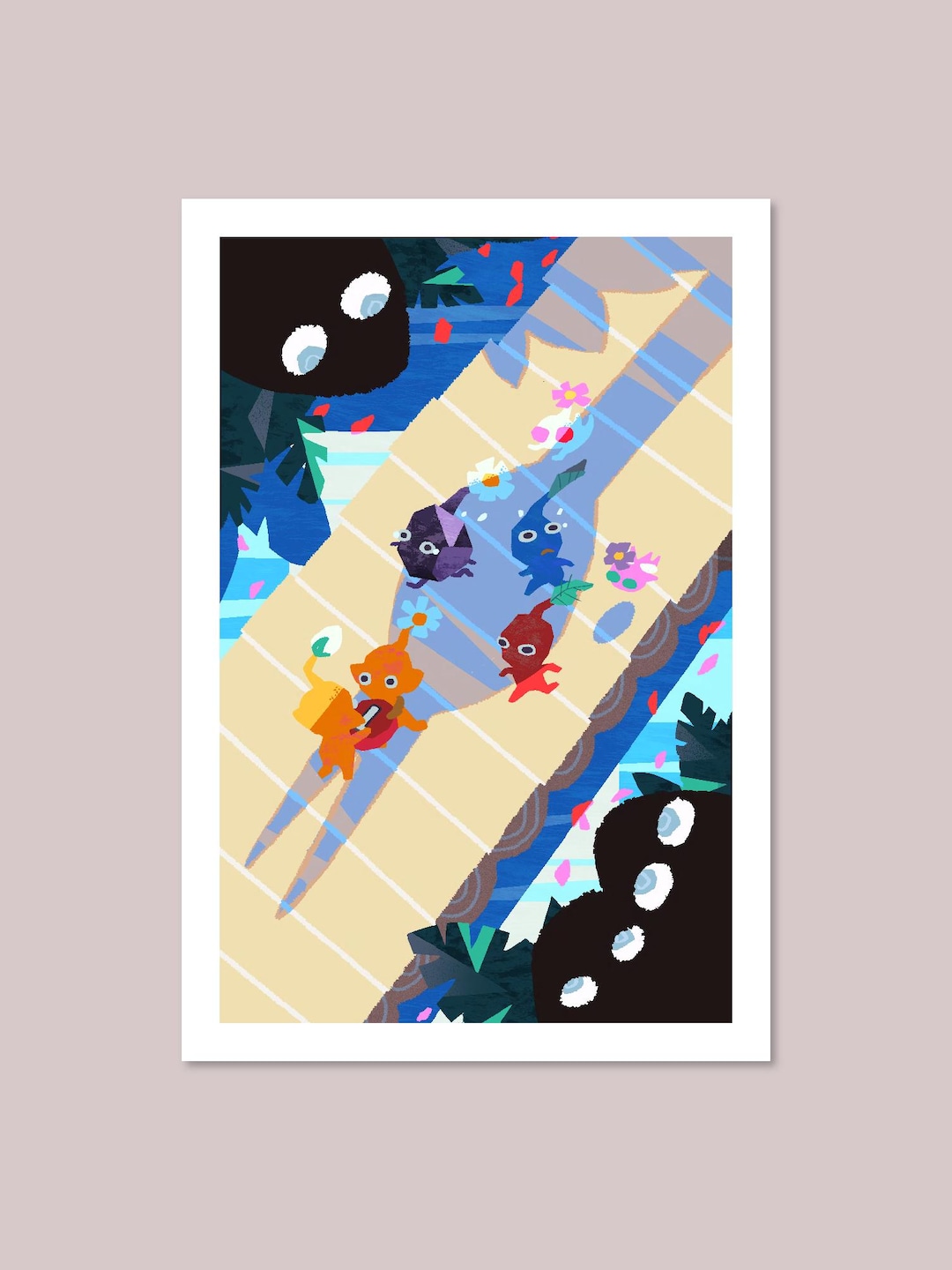 Pikmin Print - Etsy