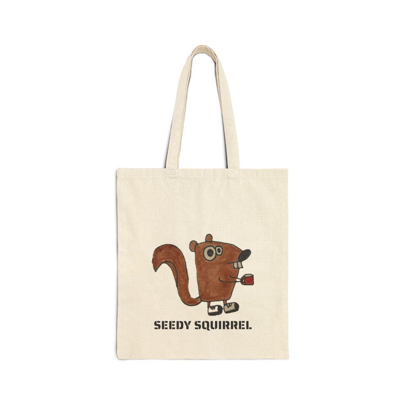 Squirrel Tote Bag - Etsy