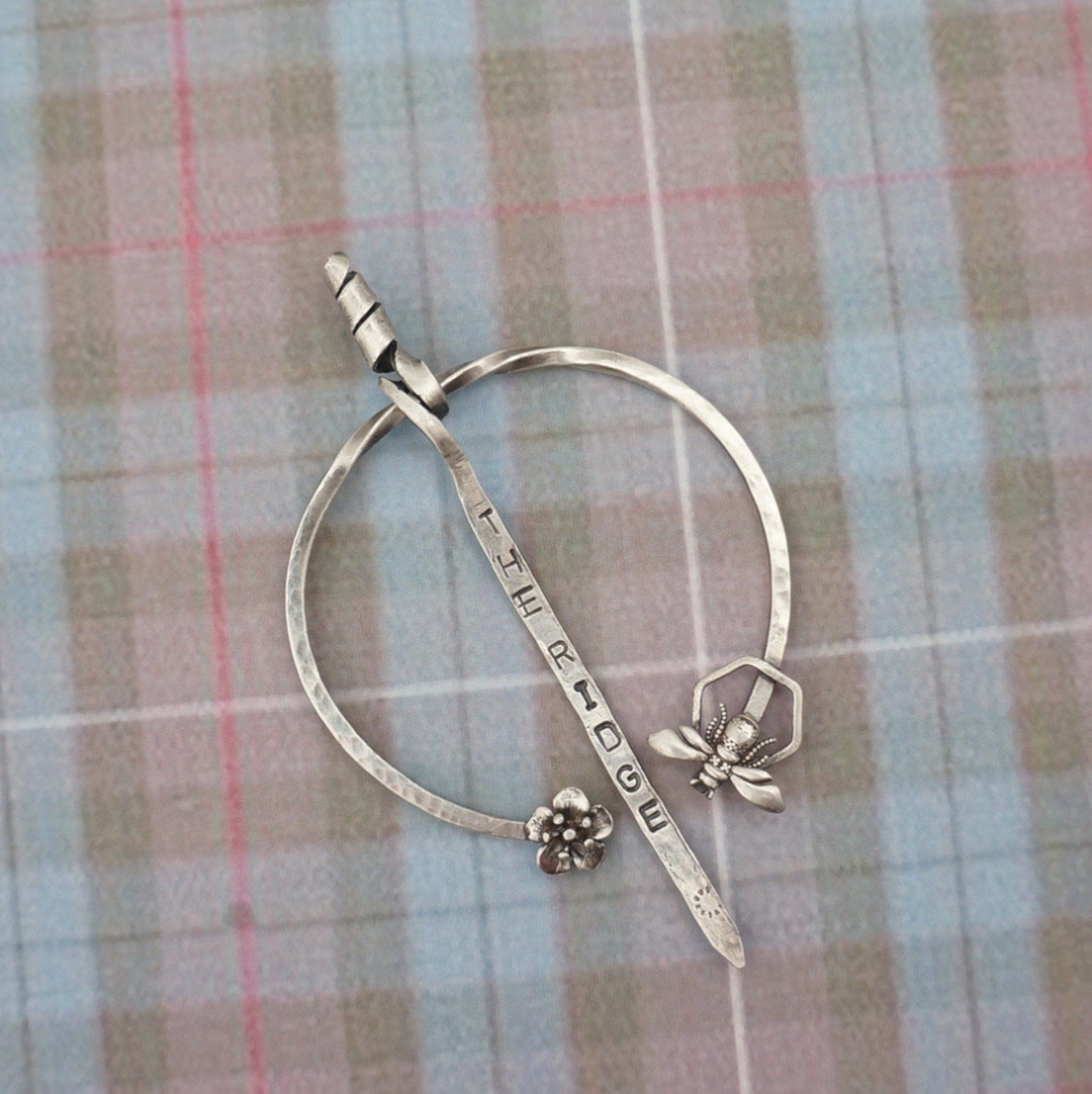 Outlander Inspired BEE Penannular Brooch,*made to Order, .925 Sterling ...