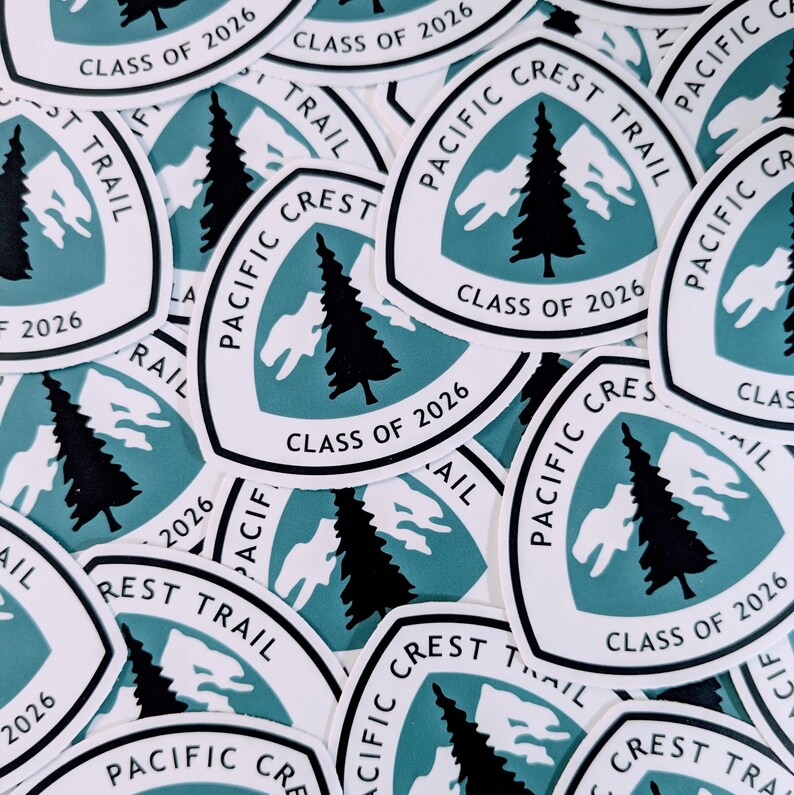 Pacific Crest Trail Sticker: PCT Sticker, Class of 2026 2025, PCT Vinyl ...