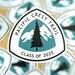 Pacific Crest Trail Sticker; PCT Class of 2025 or 2024 Thru Hike Vinyl ...