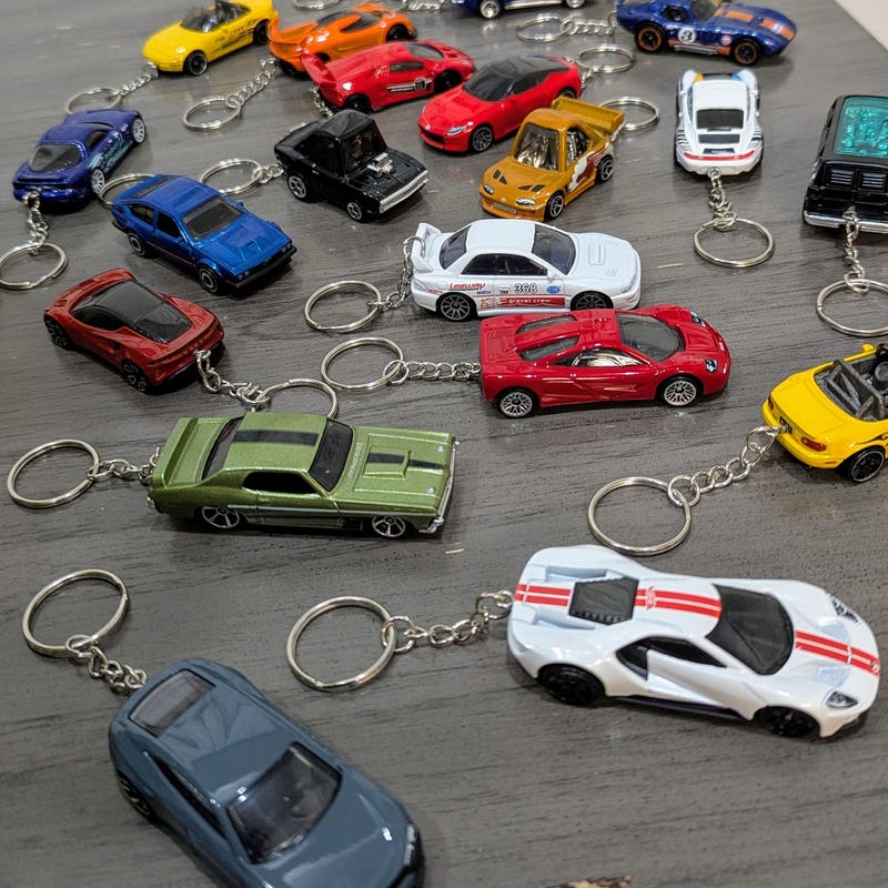 Hot Wheels Keychain - Etsy