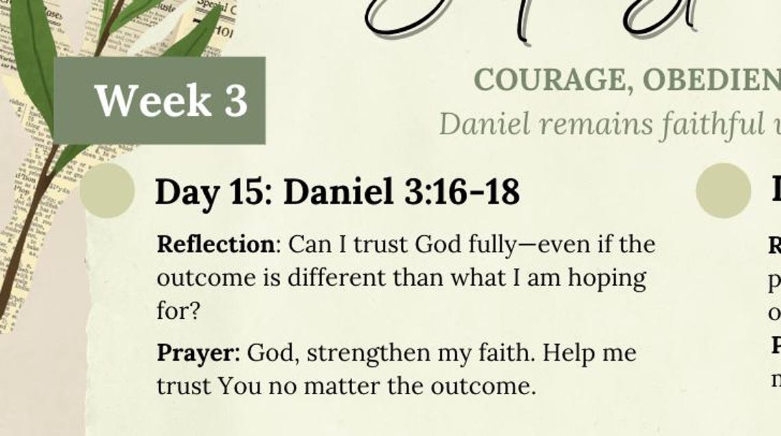 Daniel Fast Bible Study | 21-day Devotional & Prayer Guide | Scripture ...